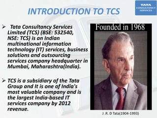 Tata consultancy services | PPTX