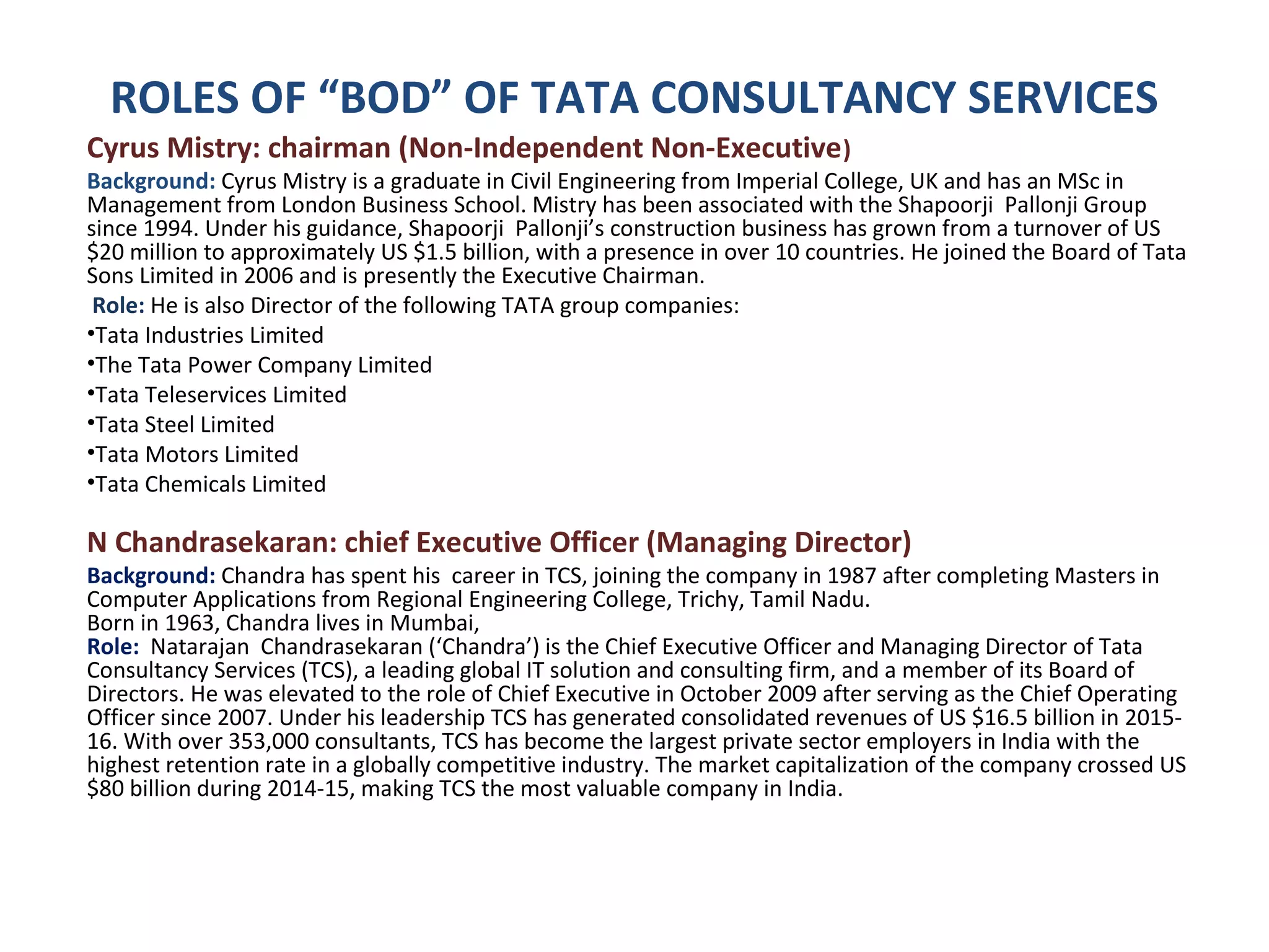 Tata consultancy services | PPT