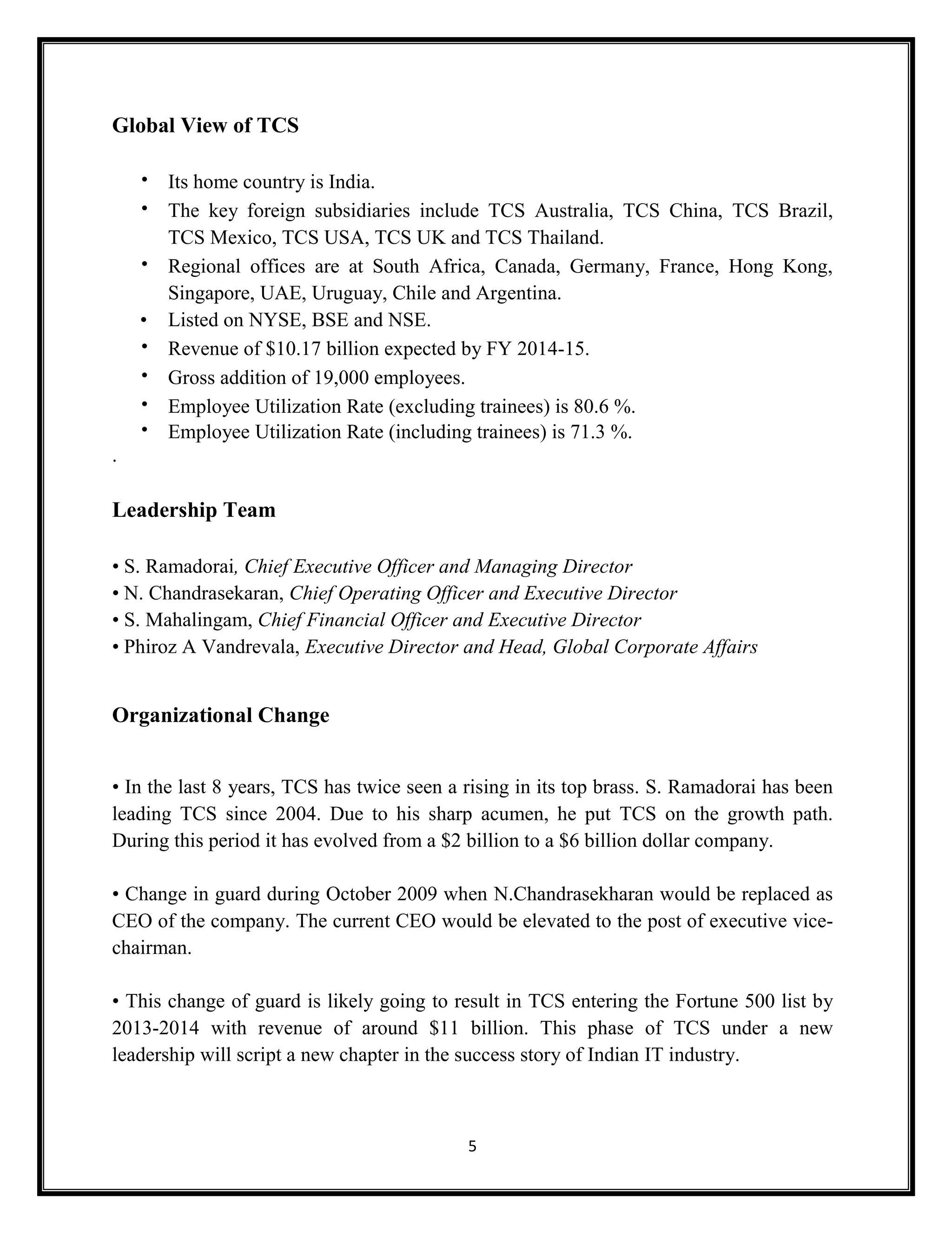 TCS - Reward System - Detailed Report | PDF
