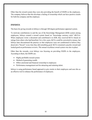 TCS - Reward System - Detailed Report | PDF