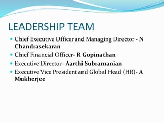 Tata consultancy services (tcs) | PPTX