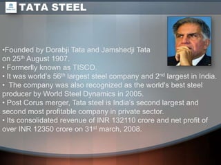 Tata corus aquisition | PPT