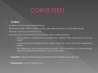 Tata corus deal | PPTX