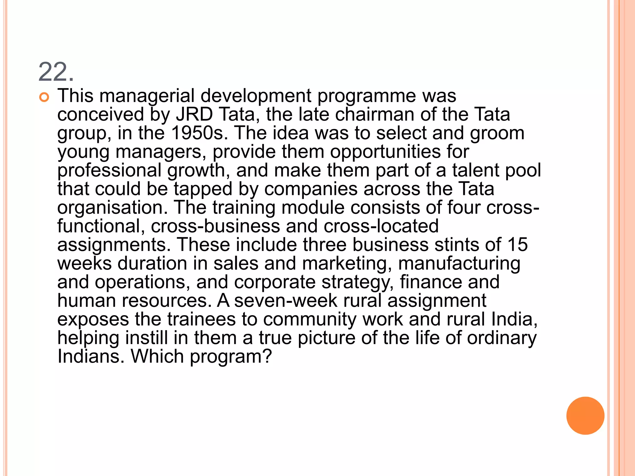 Tata crucible preparation quiz 1 - answers | PPTX