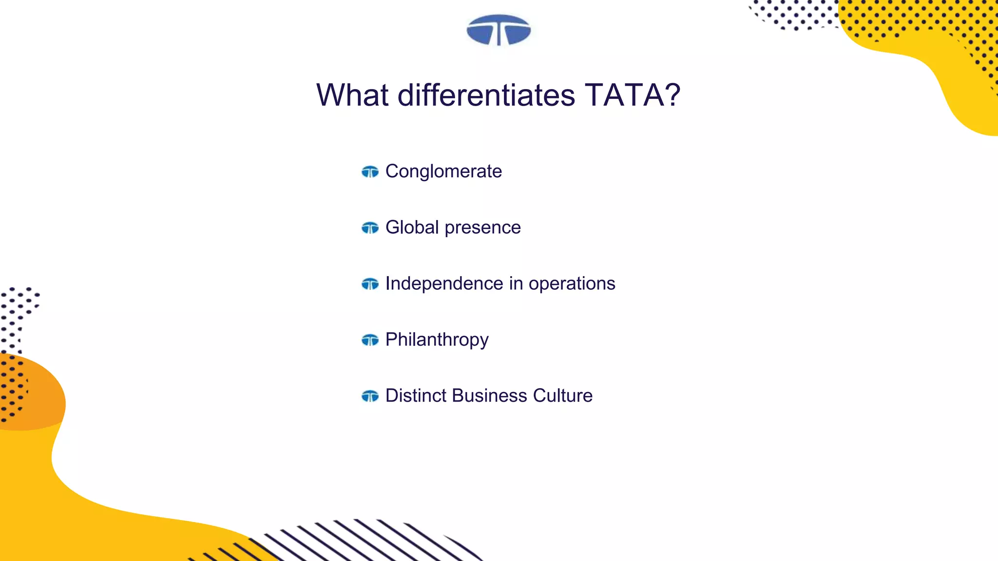 Tata Group the Mammoth Conglomerate of India. | PPT