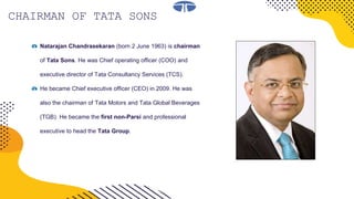 Tata Group the Mammoth Conglomerate of India. | PPTX