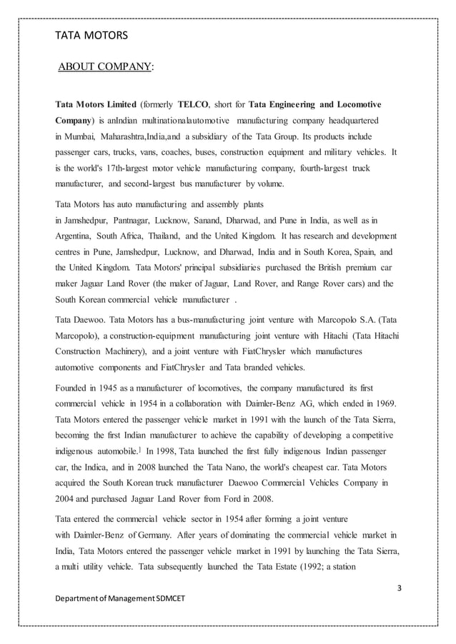 Tata Motors CSR Report 2015-2016 | PDF