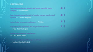 Tata group presentation | PPTX