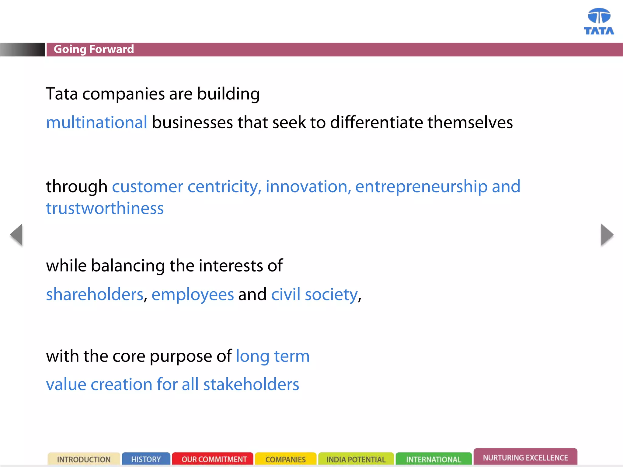 Tata group presentation | PDF