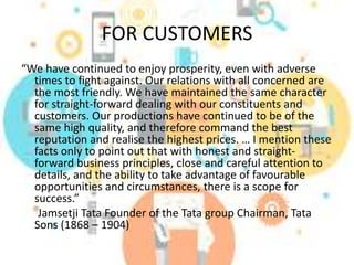 Tata group work culture | PPTX