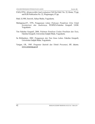 Tata guna lahan | PDF