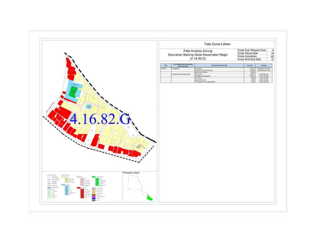 zonasi kelurahan balong gede | PDF