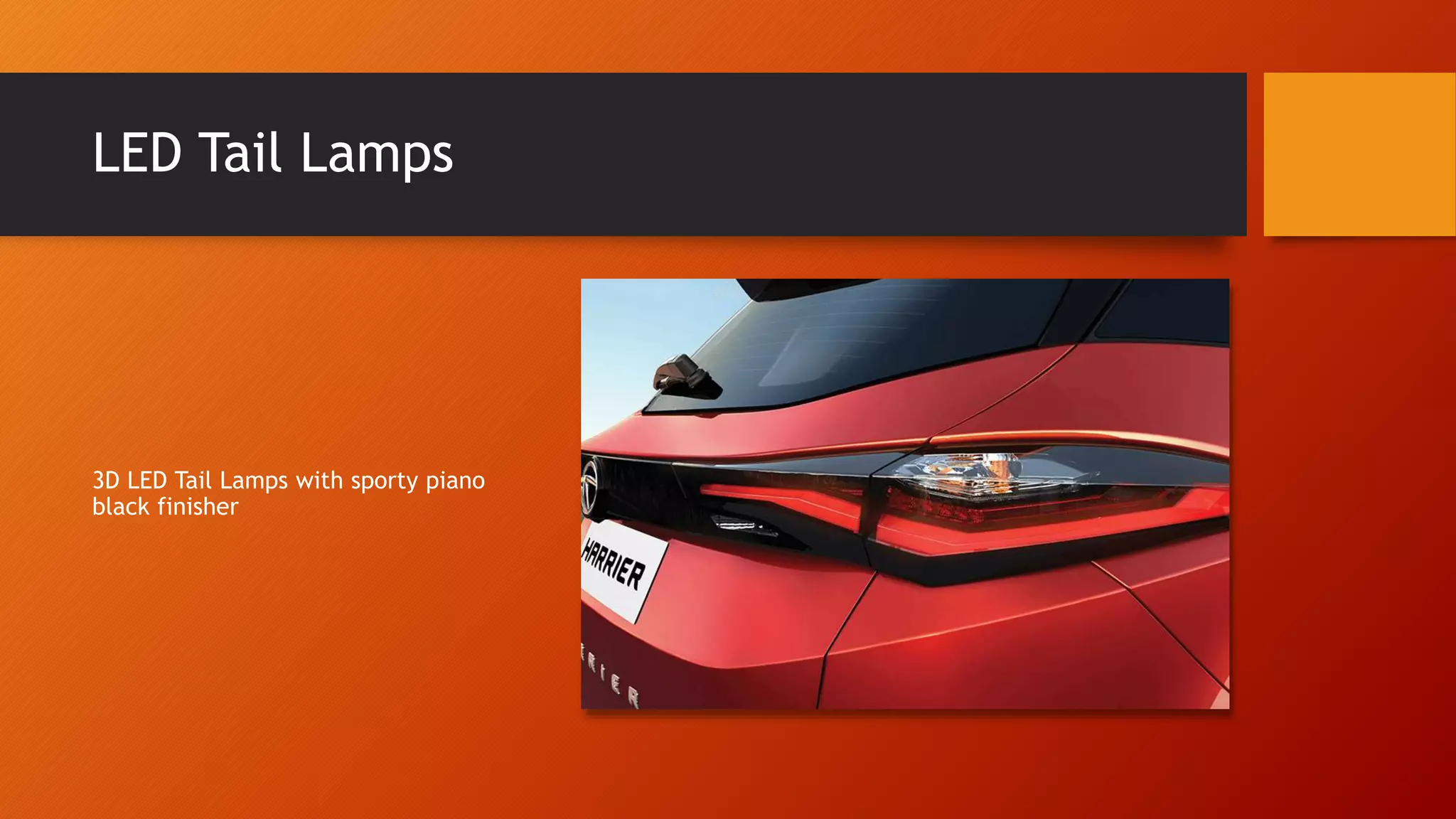 Tata Harrier - Design Features | PPTX