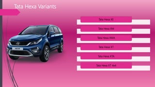 Explore the Adventurer in you - Tata Hexa | PPT