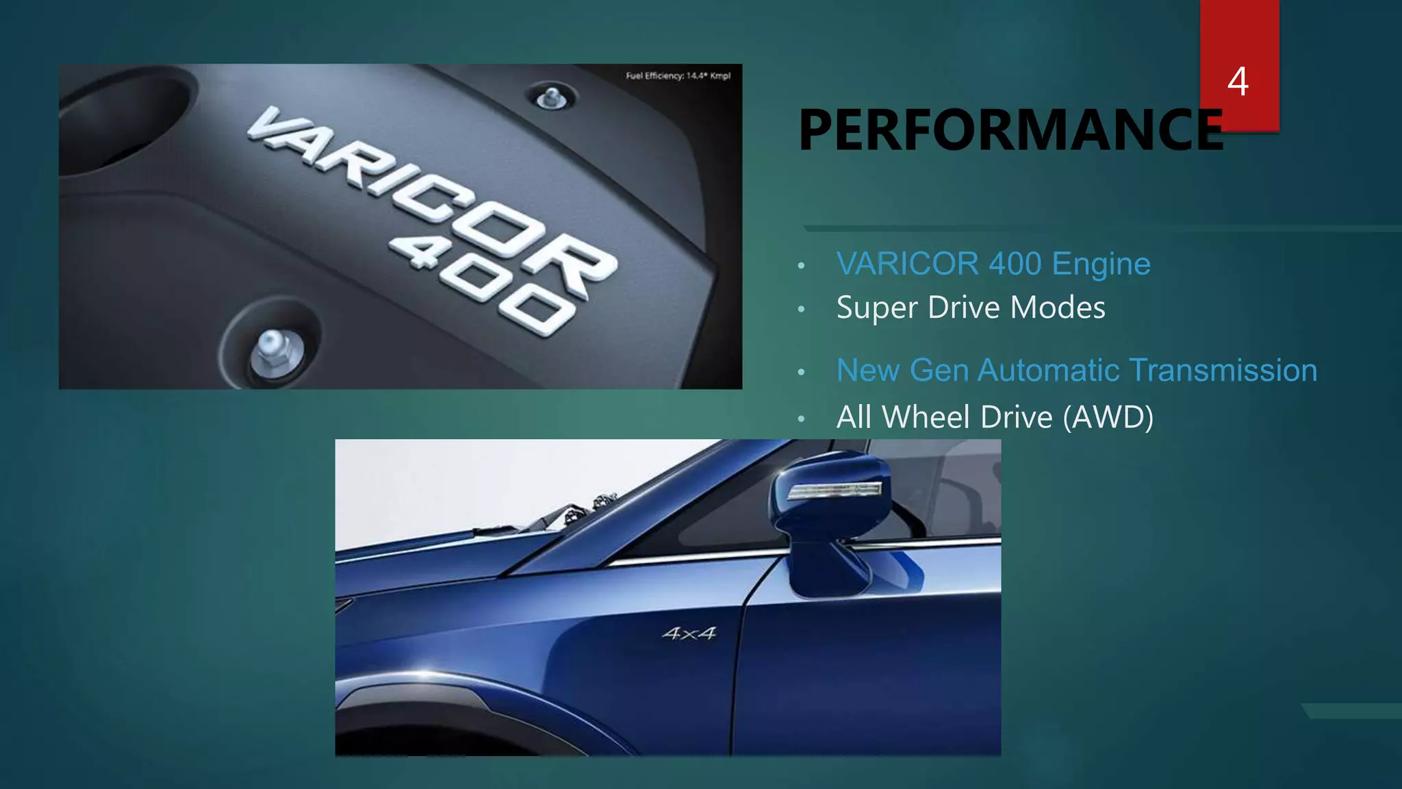 Tata Hexa Features | PPTX