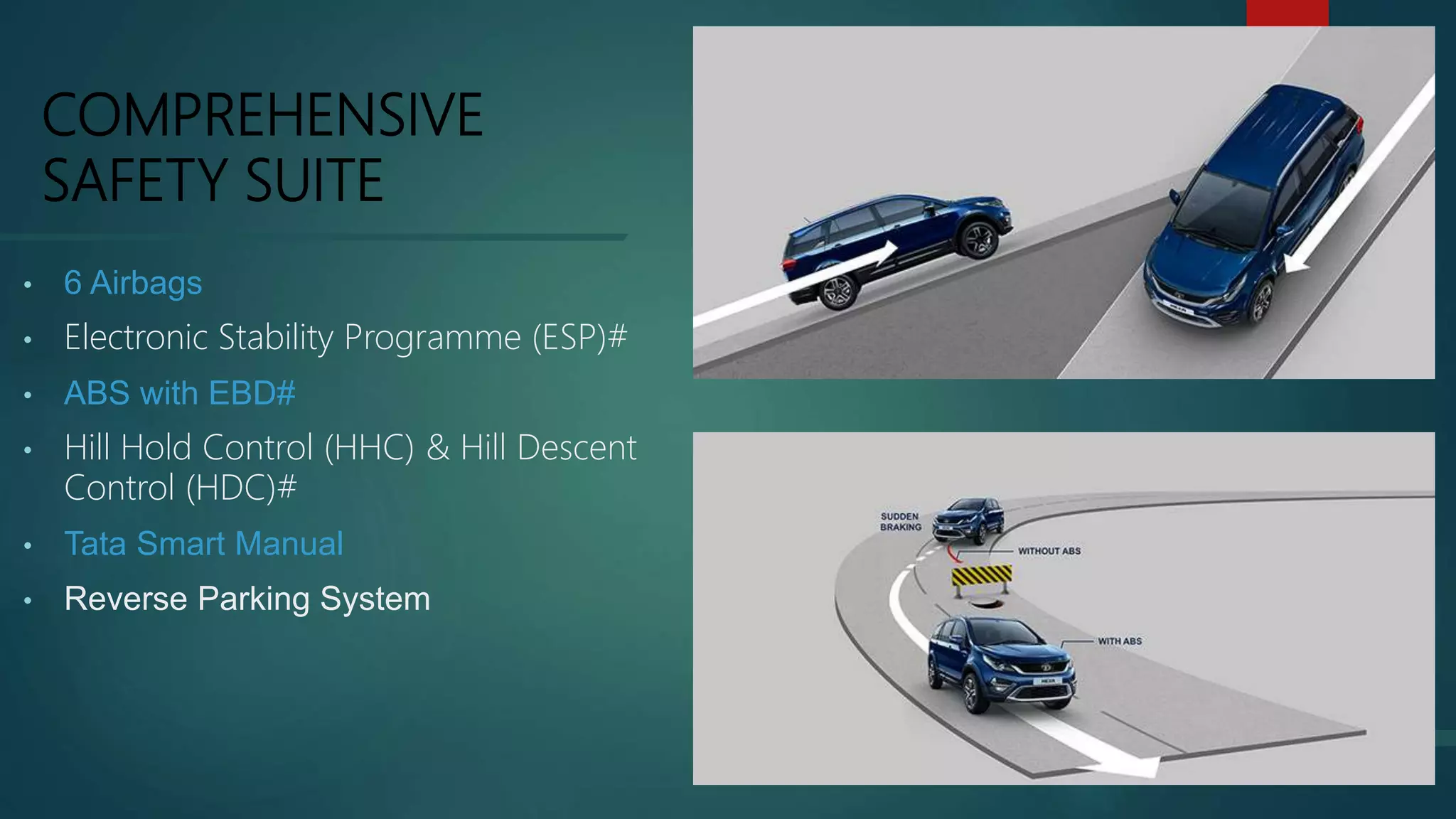 Tata Hexa Features | PPTX