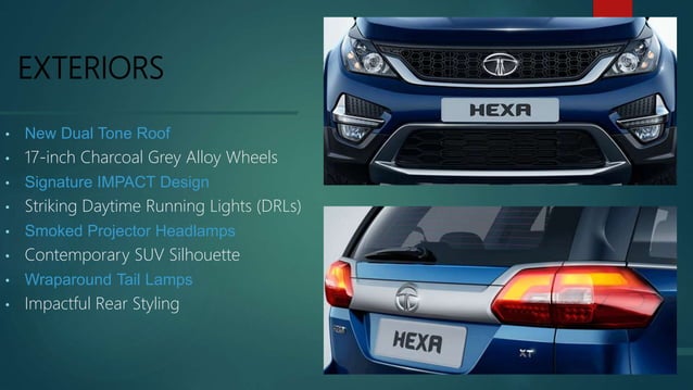 Tata Hexa Features | PPTX
