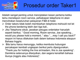 Tata Hidang Dasar Term 11 Pelayanan Room Service Order Taker.pptx