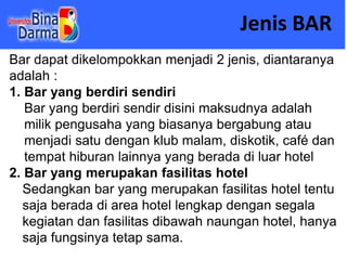 Tata Hidang Dasar Term 13 Memahami Tentang Pelayanan Bar.pptx