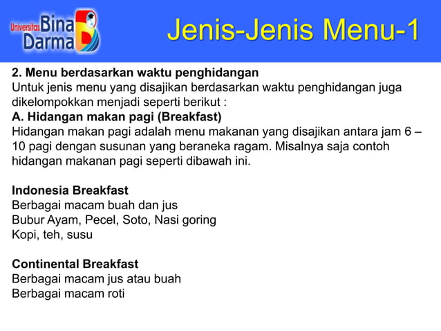 Tata Hidang Dasar Term 3 Memahami tentang menyiapkan menu hidangan 1.pptx