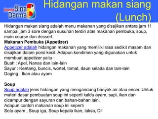 Tata Hidang Dasar Term 3 Memahami tentang menyiapkan menu hidangan 1.pptx