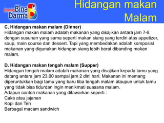 Tata Hidang Dasar Term 3 Memahami tentang menyiapkan menu hidangan 1.pptx