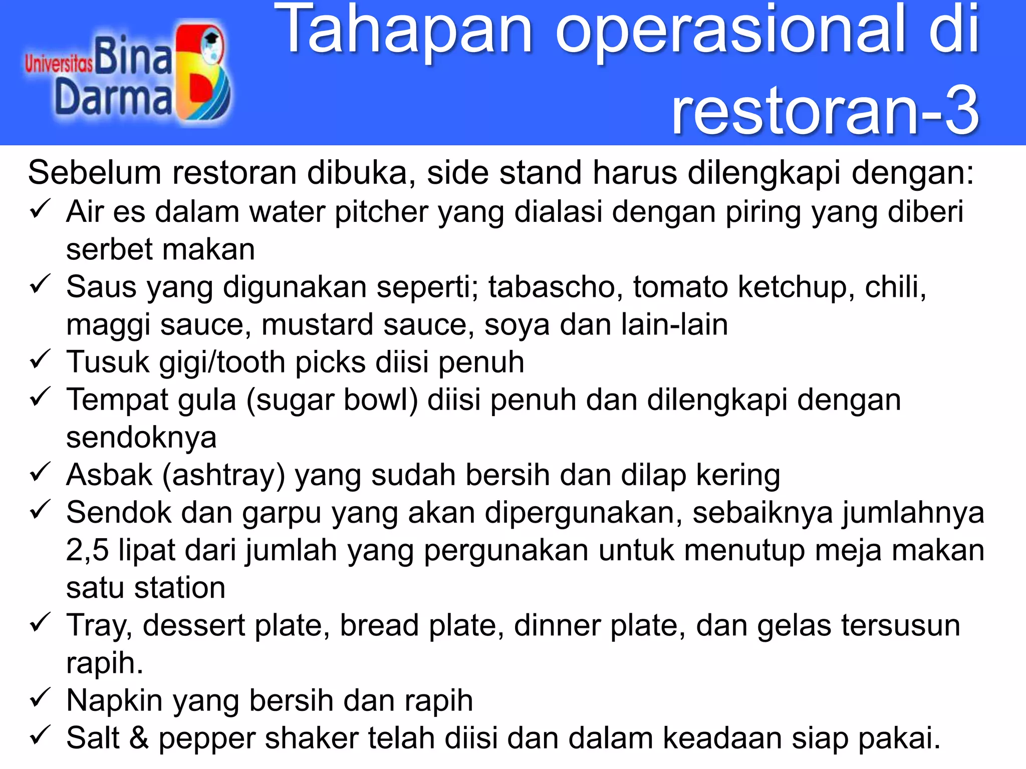 Tata Hidang Dasar Term 6 Menyiapkan area restoran, 1.pptx