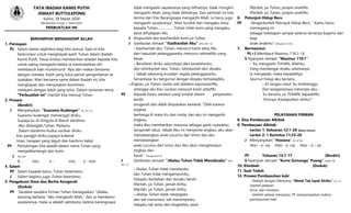 tata ibadah kamis putih untuk kalangan jemaat | DOCX