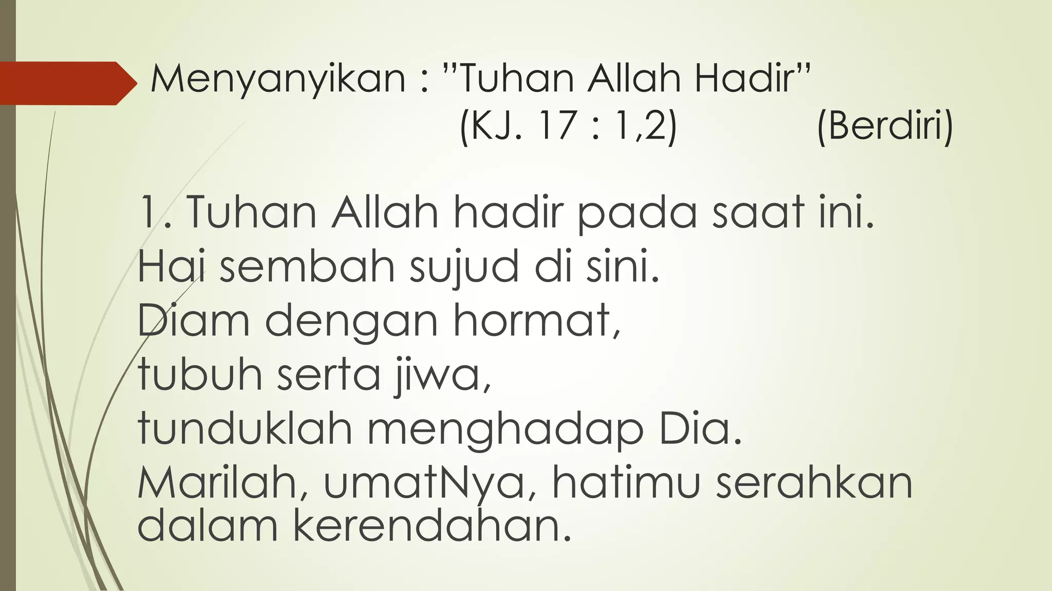 Tata Ibadah Minggu Prapaskah Ke Iii Pdf