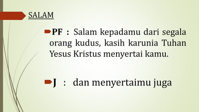 Tata Ibadah Minggu Prapaskah Ke Iii Pdf