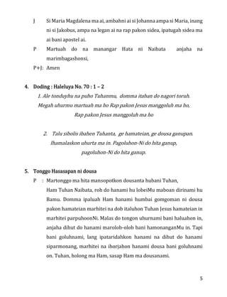 Tata ibadah paskah gkps | PDF