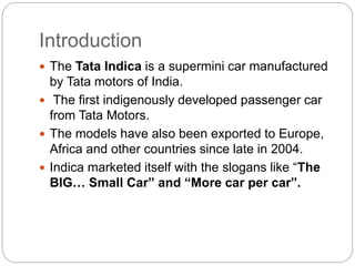 Tata indica | PPTX