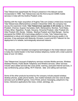 Tata indicom project | DOC