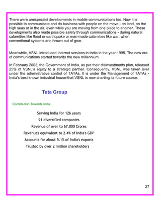 Tata indicom project | PDF