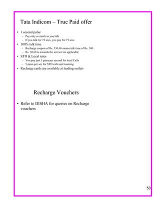 Tata indicom project | PDF