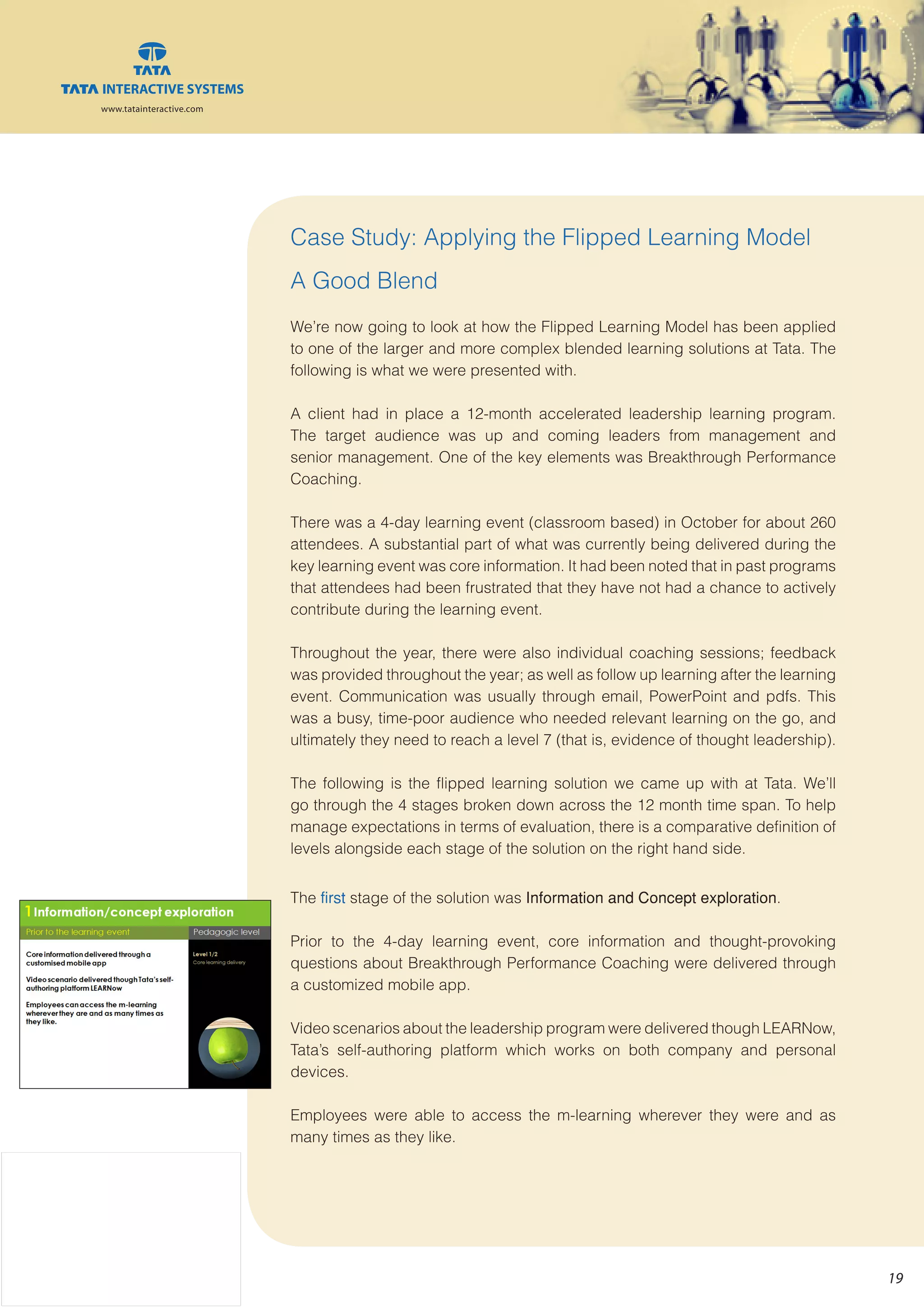 Tata Interactive Systems - Mapping ID to Performance Needs | PDF