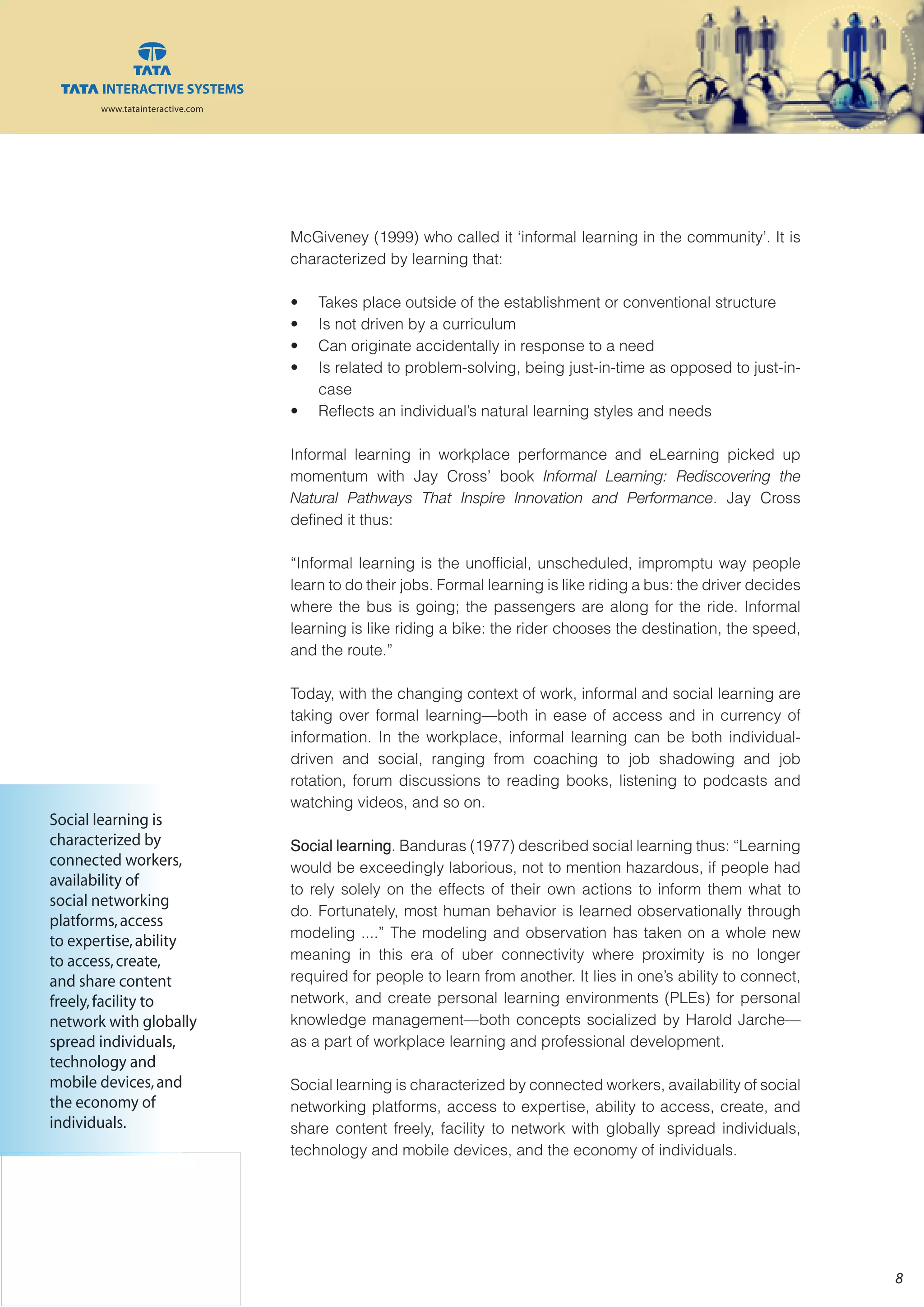 Tata Interactive Systems - Mapping ID to Performance Needs | PDF