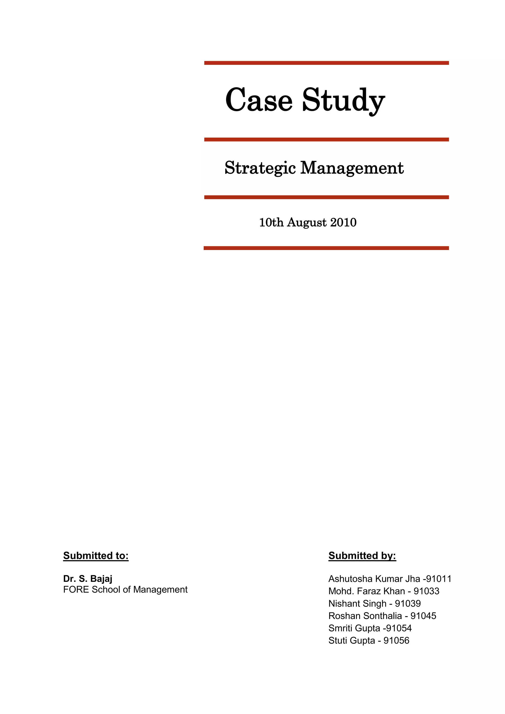 Tata JLR acquisition case study | DOCX