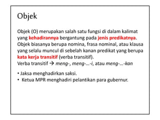 Tata Kalimat Bahasa Indonesia | PPTX