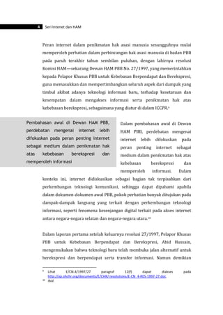 Tata Kelola Internet Indonesia dan HAM | PDF