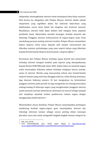 Tata Kelola Internet dan HAM - ELSAM | PDF