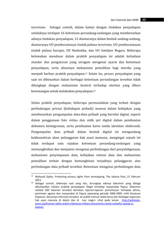 Tata Kelola Internet dan HAM - ELSAM | PDF