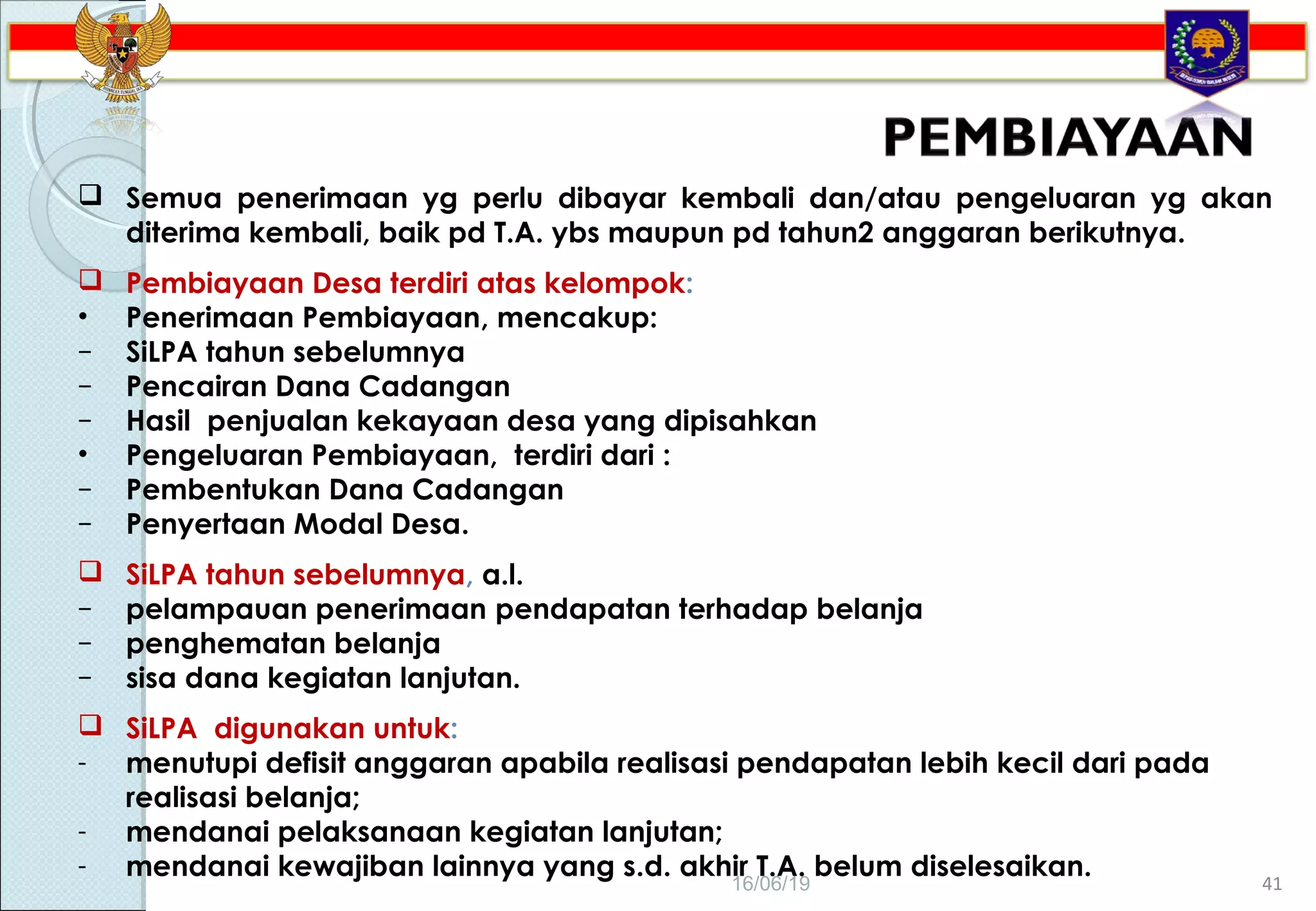 TATA KELOLA PEMERINTAHAN DESA DALAM MENDUKUNG PEMBANGUNAN BERKELANJUTAN | PPT