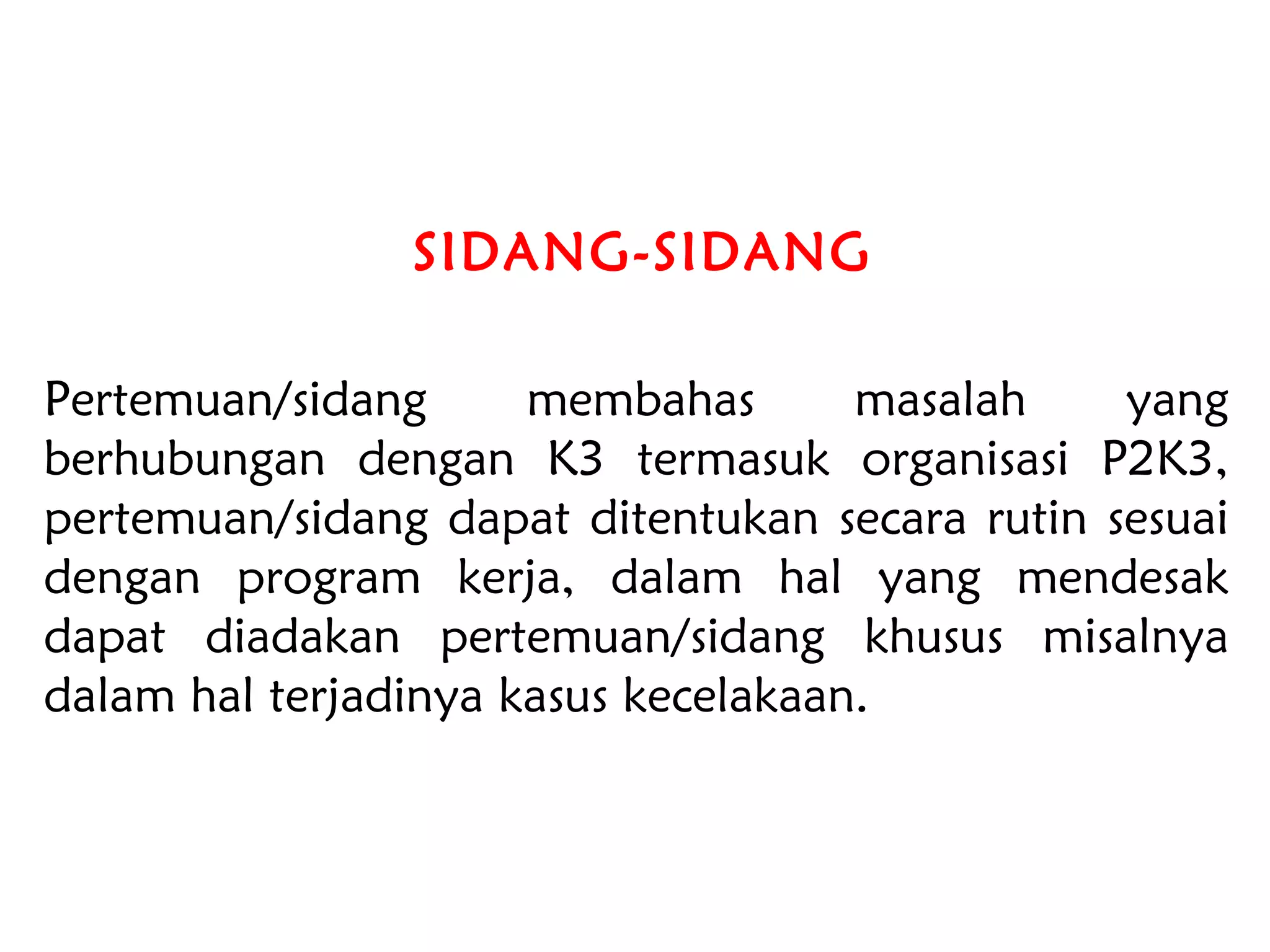 Tata Kerja P2K3 | PPT