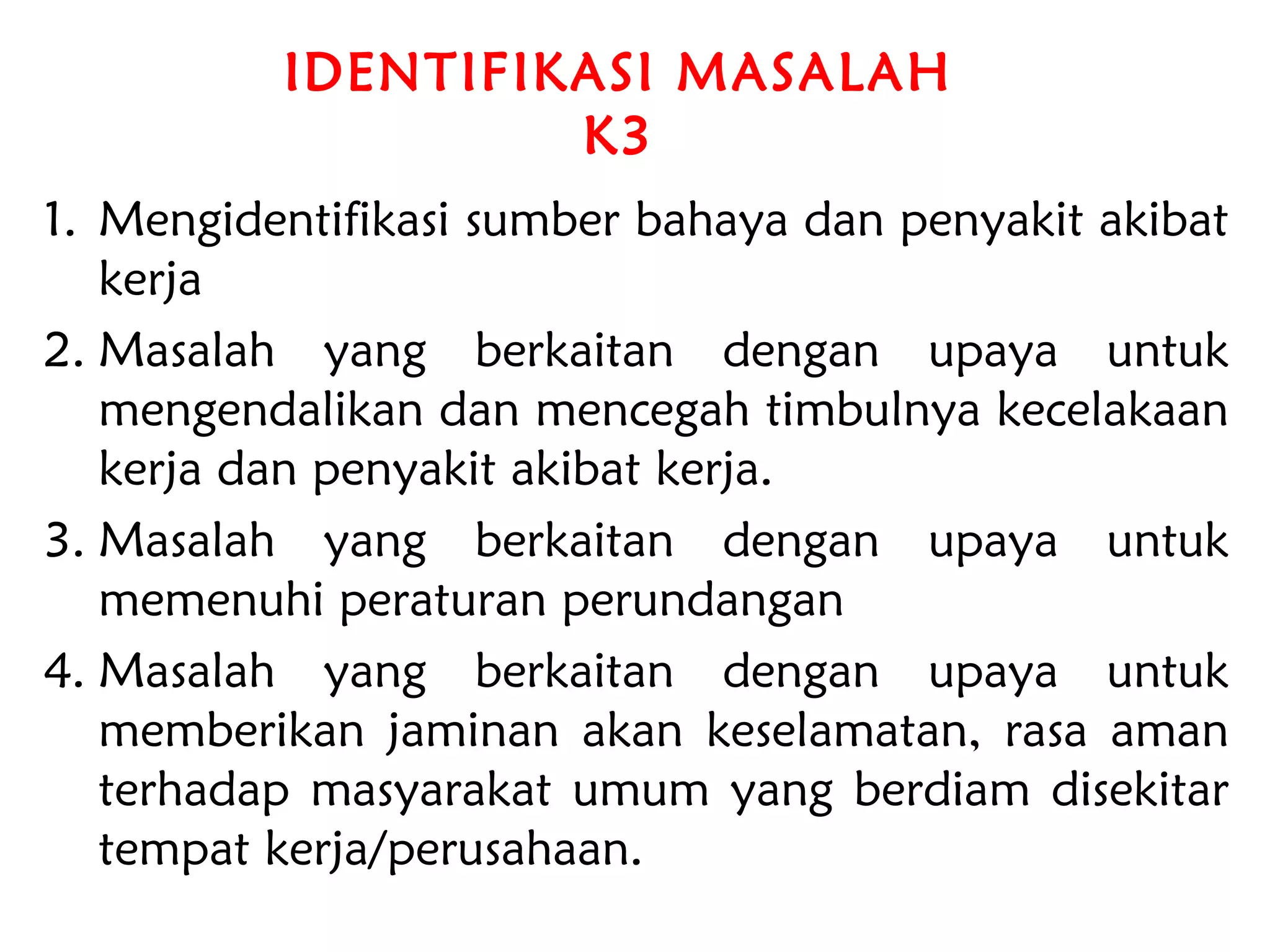 Tata Kerja P2K3 | PPT