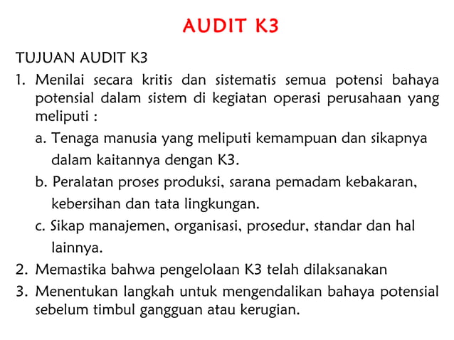 Tata Kerja P2K3 | PPT