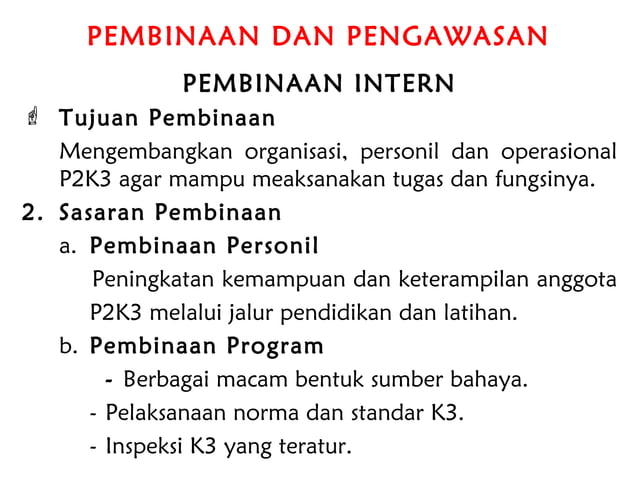 Tata Kerja P2K3 | PPT