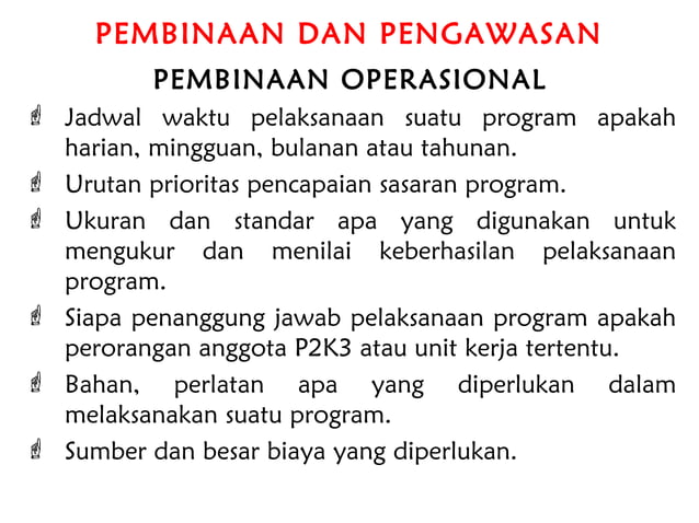 Tata Kerja P2K3 | PPT