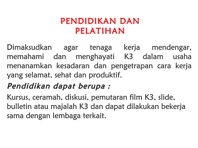 Tata Kerja P2K3 | PPT