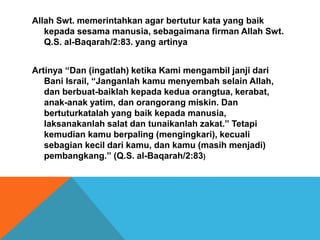 Tata krama, santun dan malu | PPTX